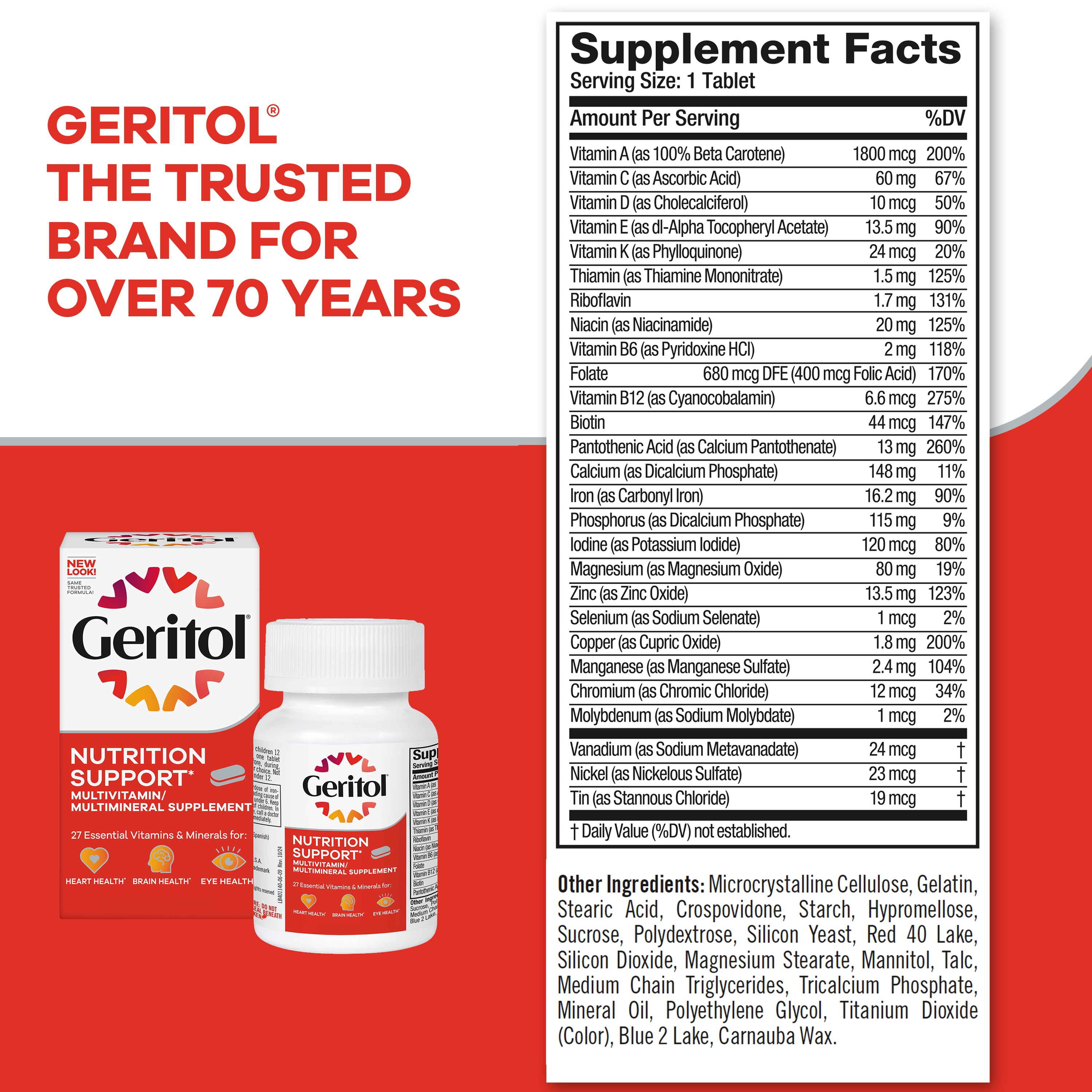 Geritol Multivitamin Supplement